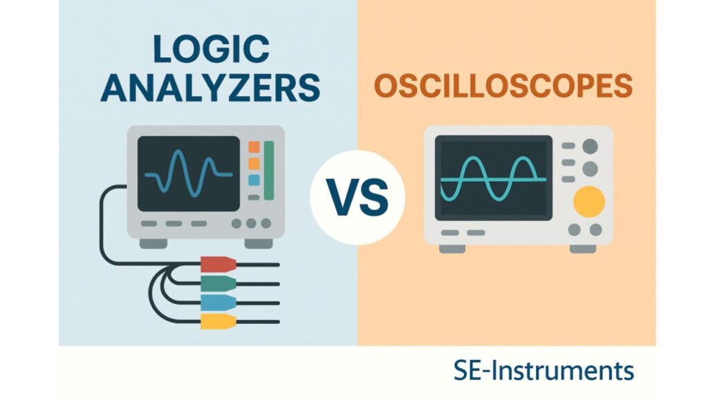 Logic Analyzers vs Oscilloscopes - What's the Difference? : SE-Instruments