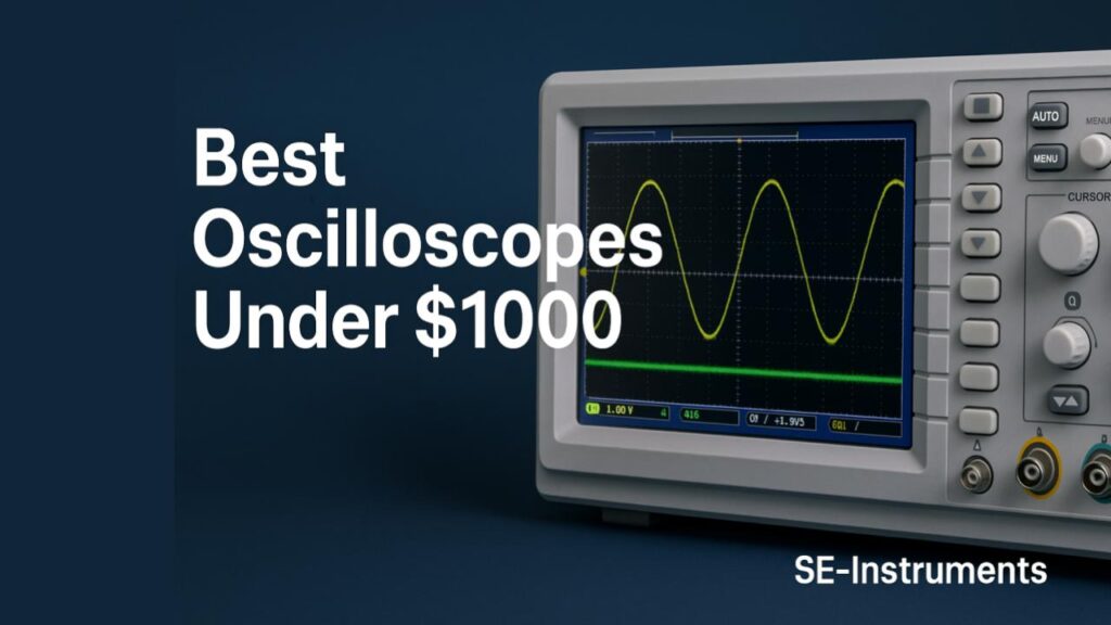Best Oscilloscopes Under $1000 [2025] : SE-Instruments