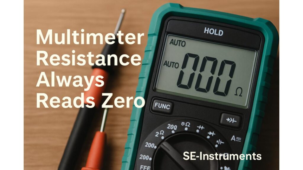 Multimeter Always Reads Zero Resistance? Here's What It Means and How ...